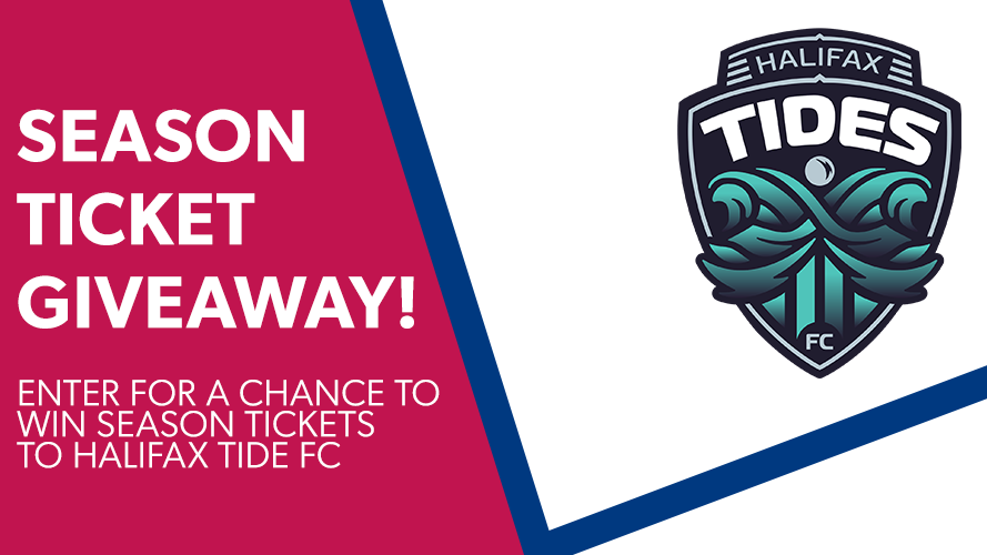 Enter to WIN Halifax Tides FC Season Tickets