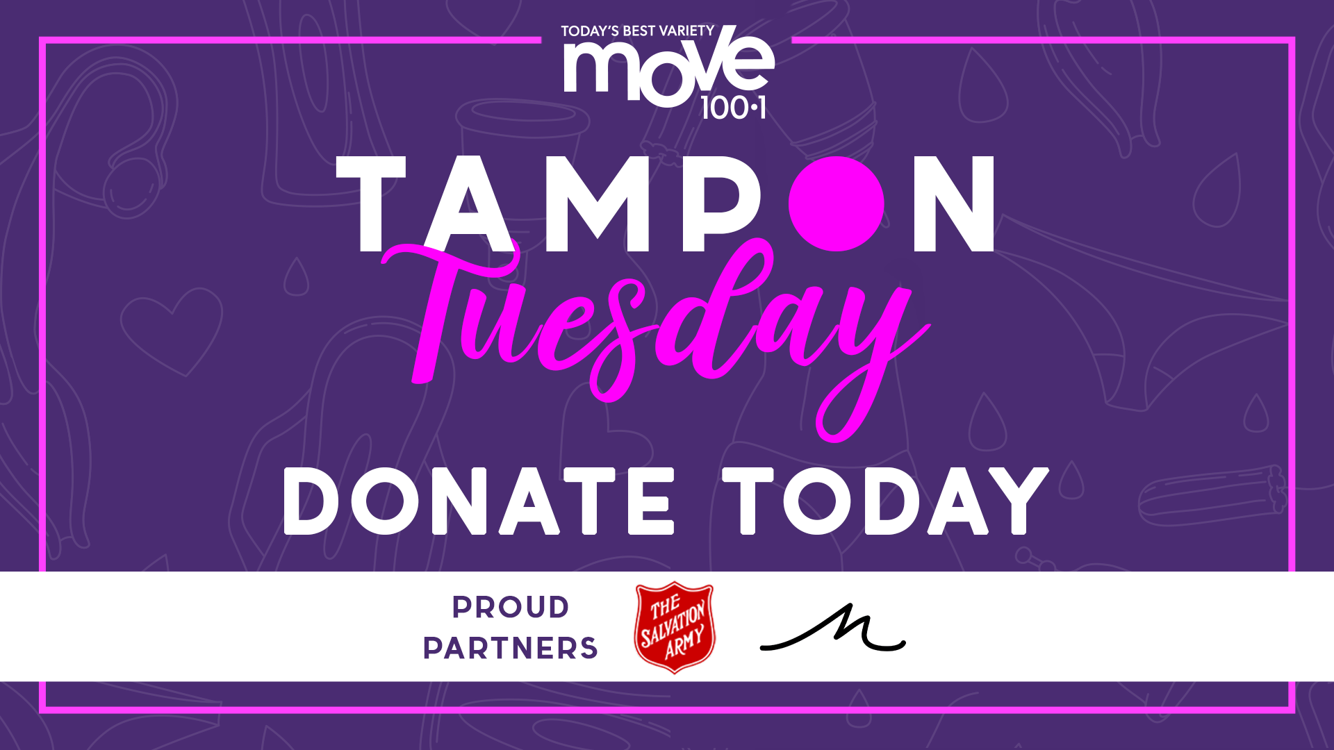 Tampon Tuesday with Mic Mac Mall and MOVE 100