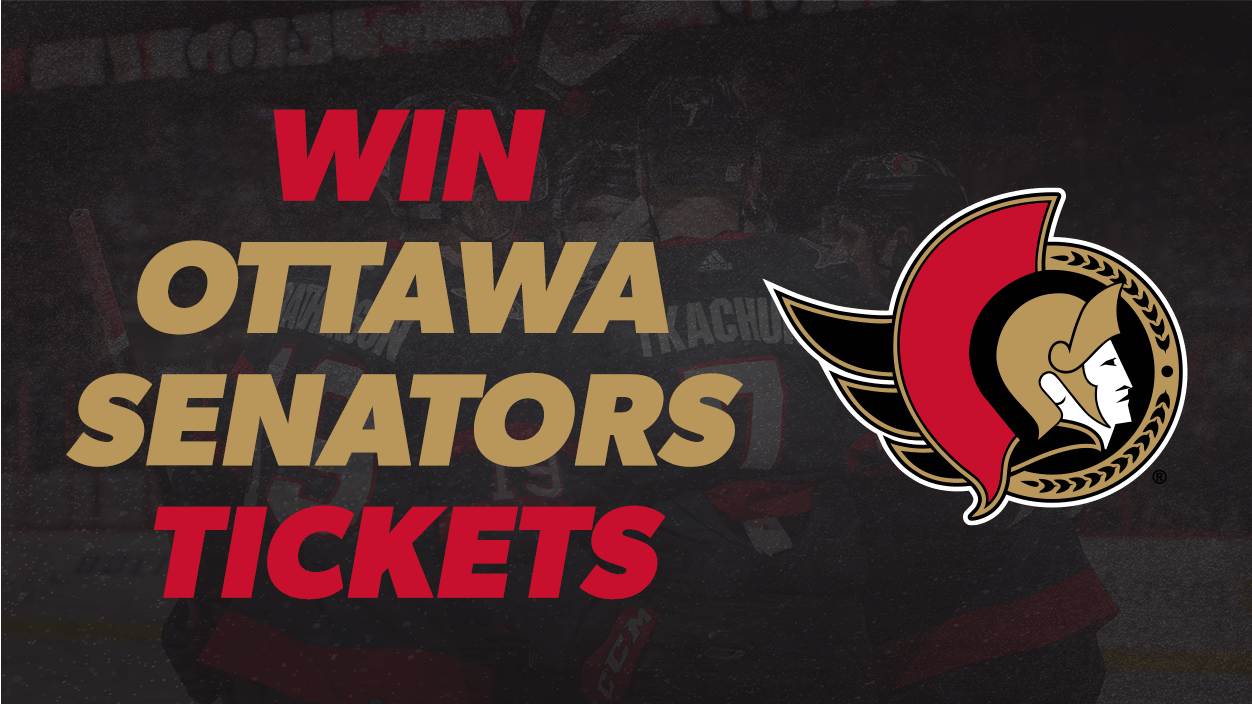 Win tickets to an upcoming Ottawa Senators game