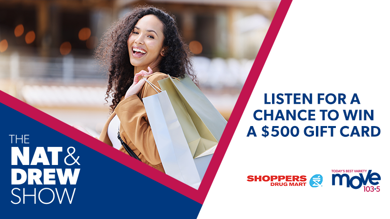 $500 Shoppers Drug Mart Gift Card