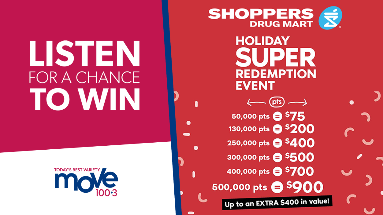 Shopper’s Drug Mart – Holiday Super Redemption